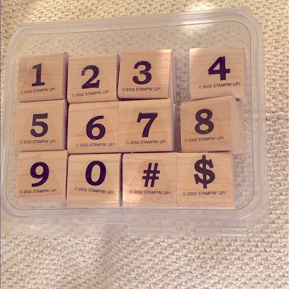 Stampin' Up! | Other | Bold Alphabet Numbers | Poshmark